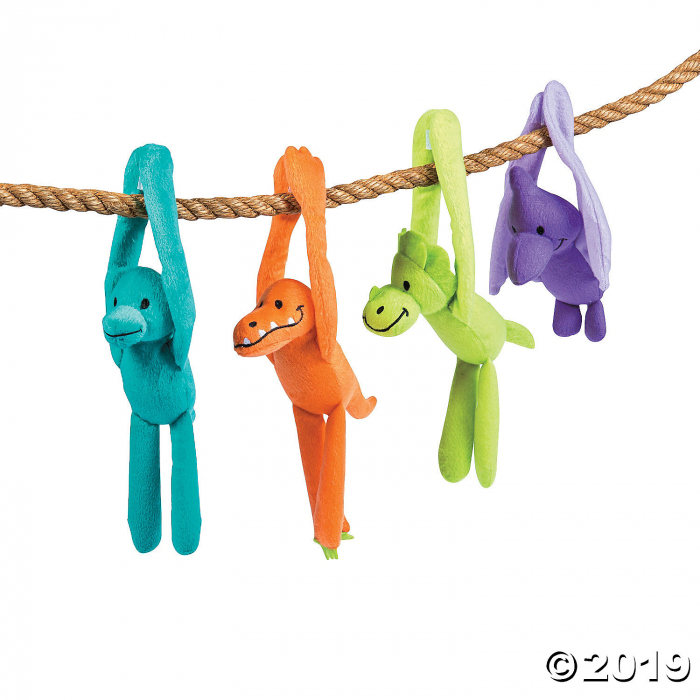 Long Arm Stuffed Dinosaurs (Per Dozen) | GlowUniverse.com