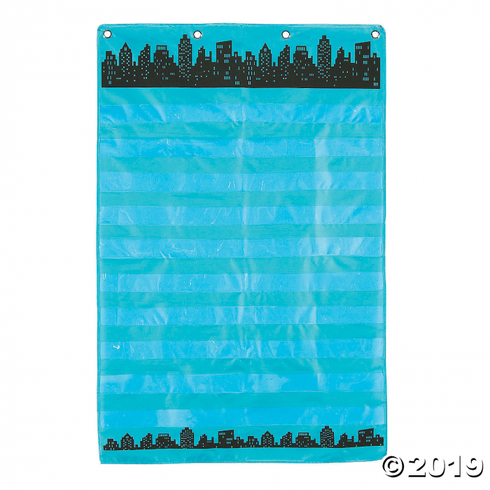 Superhero Pocket Chart (1 Piece(s)) | GlowUniverse.com