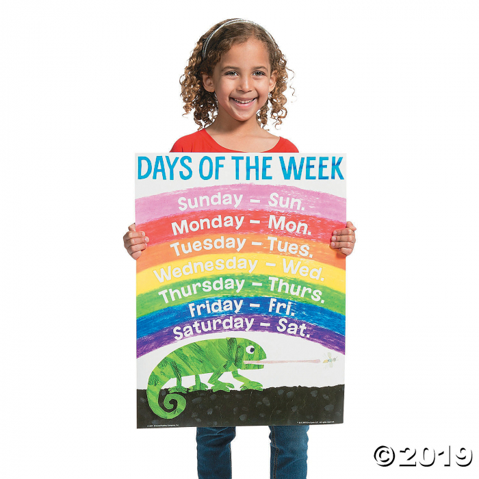 World of Eric Carle Basic Skills Posters (6 Piece(s)) | GlowUniverse.com