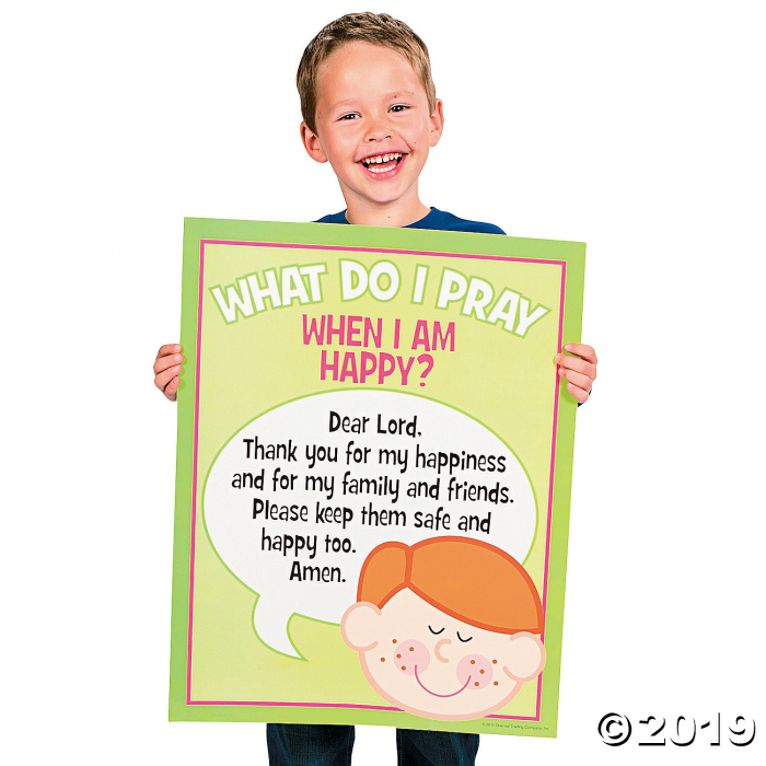 Children's Prayer Posters (1 Set(s)) | GlowUniverse.com