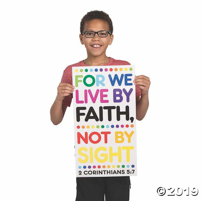 Colorful Bible Verse Posters (6 Piece(s)) | GlowUniverse.com