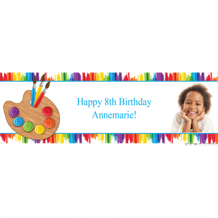 Custom Photo Medium Little Artist Vinyl Banner (1 Piece(s ...