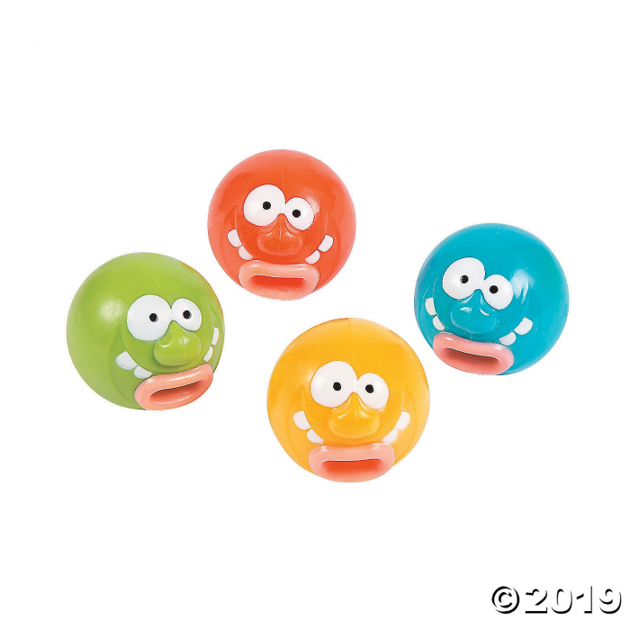 Funny Face Pop-Out Tongue Characters (Per Dozen) | GlowUniverse.com