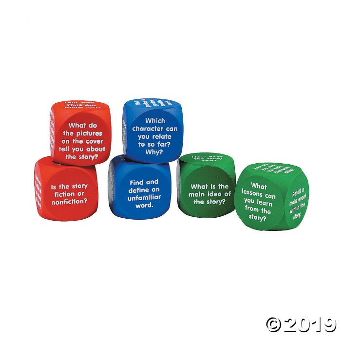 Reading Comprehension Cubes (6 Set(s)) | GlowUniverse.com