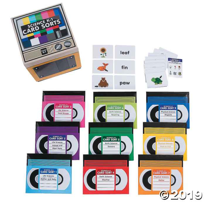 Science Card Sorts Set K-1 (1 Set(s)) | GlowUniverse.com