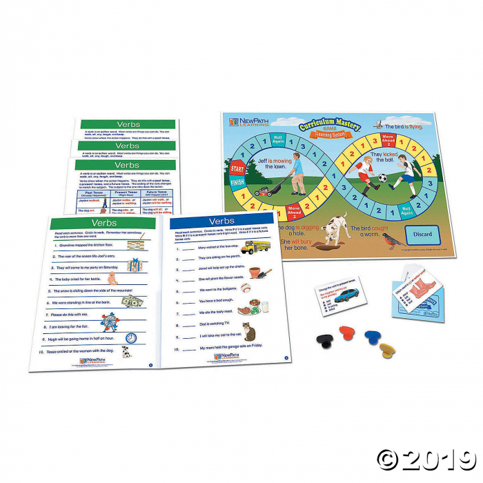 Language Arts Learning Center, Verbs, Grades 1-2 (1 Piece(s ...