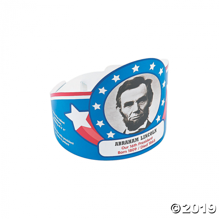 Abraham Lincoln Crowns (Per Dozen) | GlowUniverse.com
