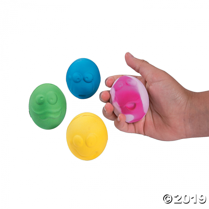 Color Change Face Stress Toys (Per Dozen) | GlowUniverse.com