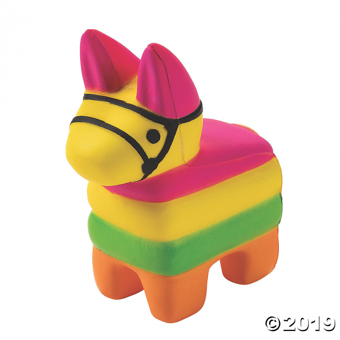 Fiesta Donkey Piñata Squishies (6 Piece(s)) | GlowUniverse.com