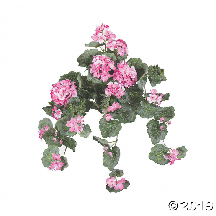 Vickerman 22" Artificial Light Pink Geranium Hanging (1 Piece(s ...