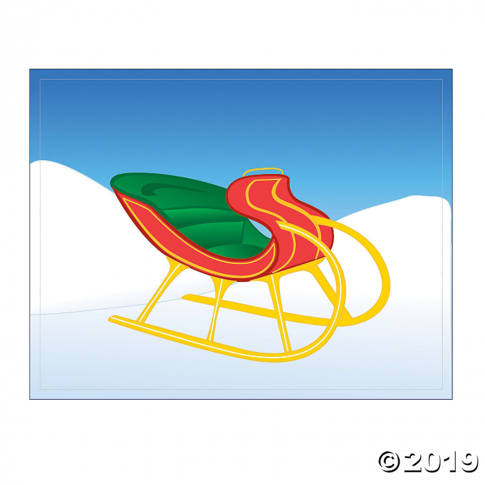 Fill Santa's Sleigh Sticker Scenes (Makes 12) | GlowUniverse.com