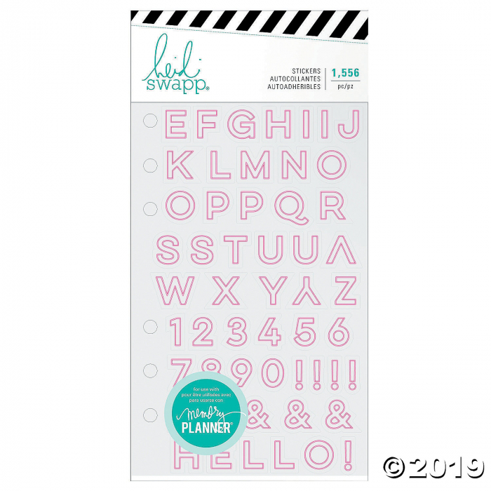 American Crafts Heidi Swapp® Alphabet Sticker Book (1556 Piece(s ...