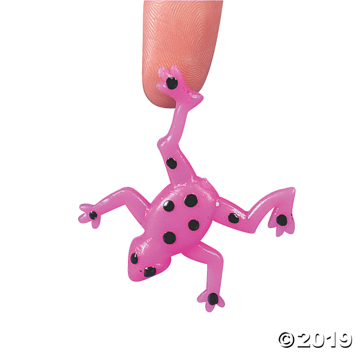 Sticky Stretchy Frogs (48 Piece(s)) | GlowUniverse.com