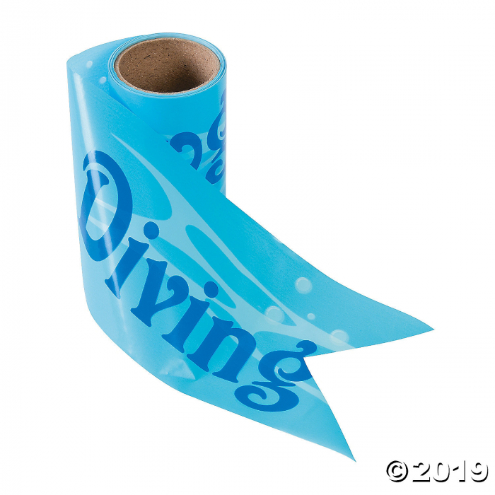 Diving in Progress Plastic Streamer (1 Roll(s)) | GlowUniverse.com
