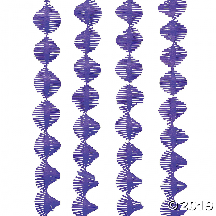Purple Fringe Streamer (1 Piece(s)) | GlowUniverse.com