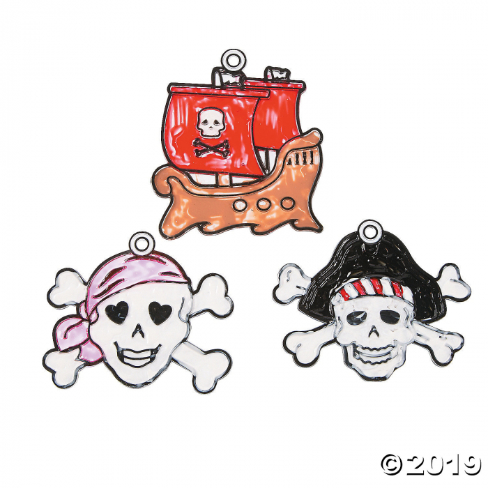 Pirate Suncatchers (24 Piece(s)) | GlowUniverse.com