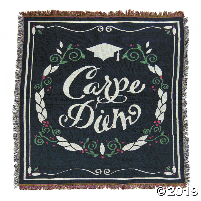 Carpe Diem Grad Throw Blanket (1 Piece(s)) | GlowUniverse.com