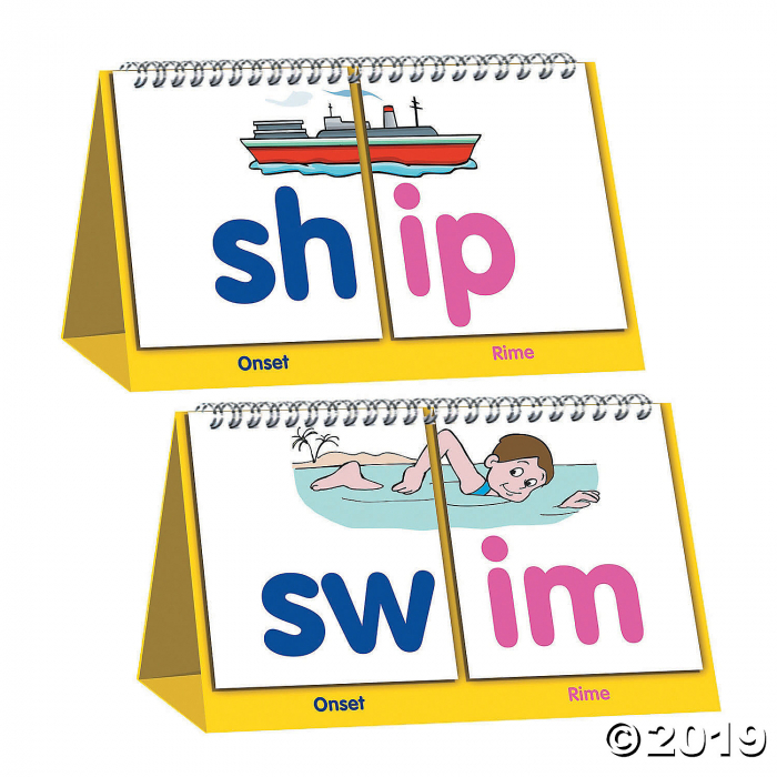 Word Building Flips, Onset and Rime Flip Chart, Set of 3 (3 Piece(s ...