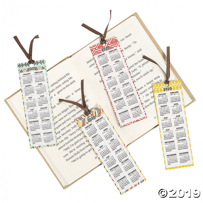 2020 Everyday Calendar Bookmarks (48 Piece(s)) | GlowUniverse.com