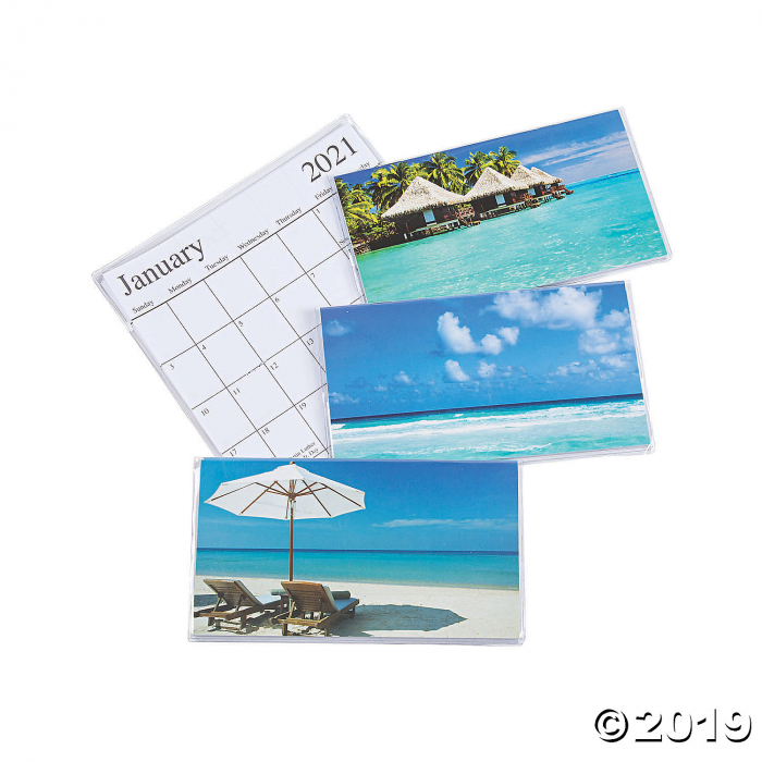 2020 - 2021 Tropical Pocket Calendars (Per Dozen) | GlowUniverse.com