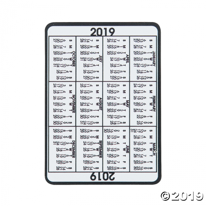 2019 Pink Ribbon Wallet Card Calendars (36 Piece(s)) | GlowUniverse.com