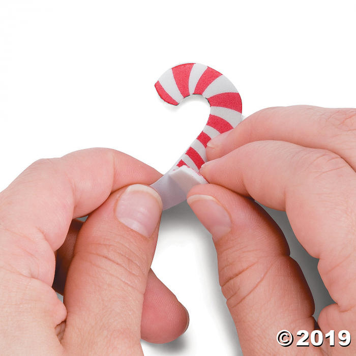 Candy Cane Antler Reindeer Ornament Craft Kit (Makes 12) | GlowUniverse.com