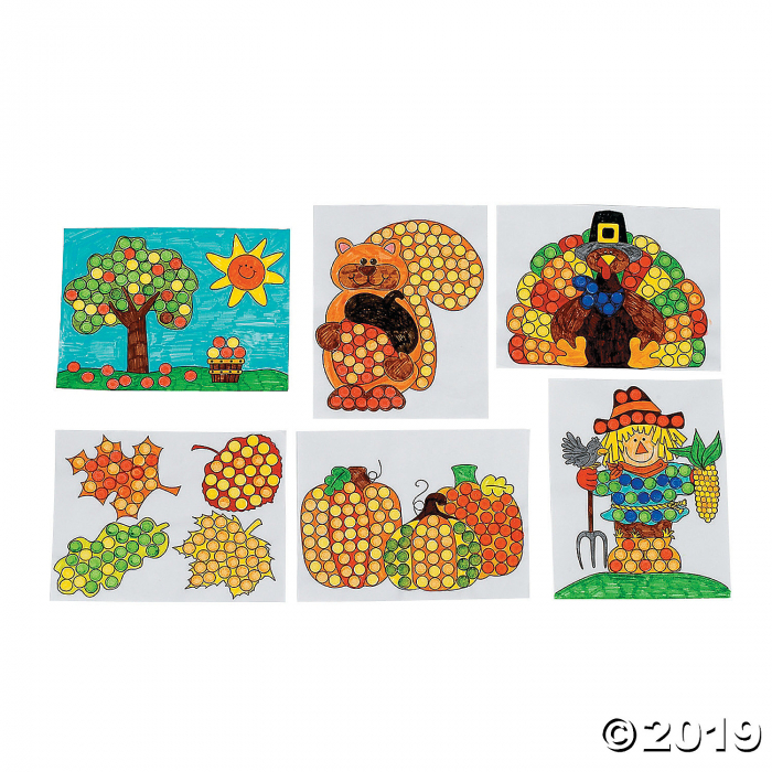 Fall Dot Marker Activity Sheets (50 Sheet(s)) | GlowUniverse.com