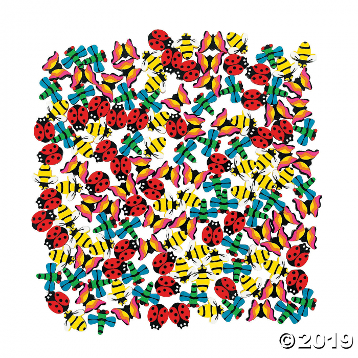Mini Insect Erasers (144 Piece(s)) | GlowUniverse.com