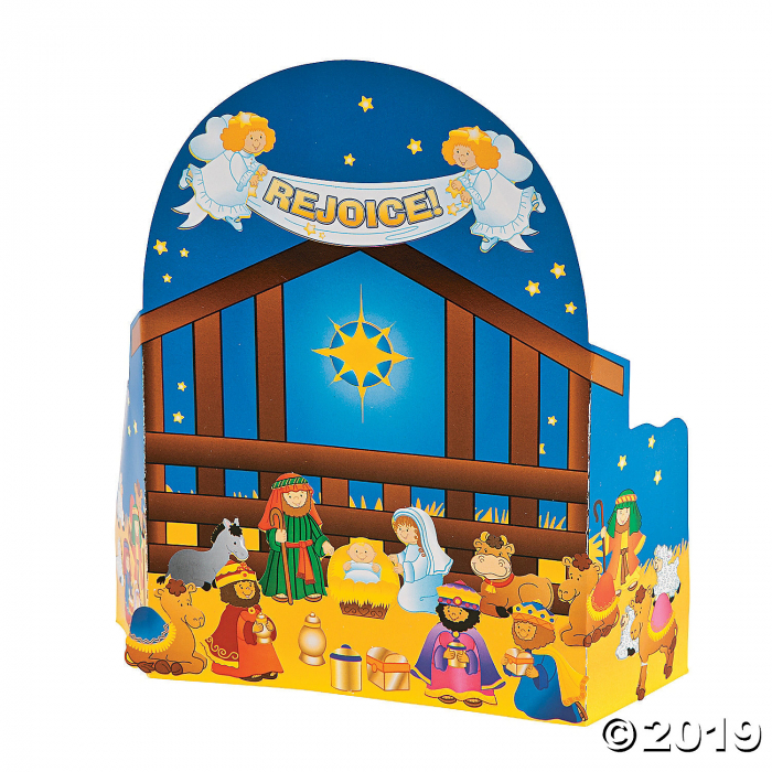 Nativity Advent Calendar Sticker Scenes (Makes 12) | GlowUniverse.com