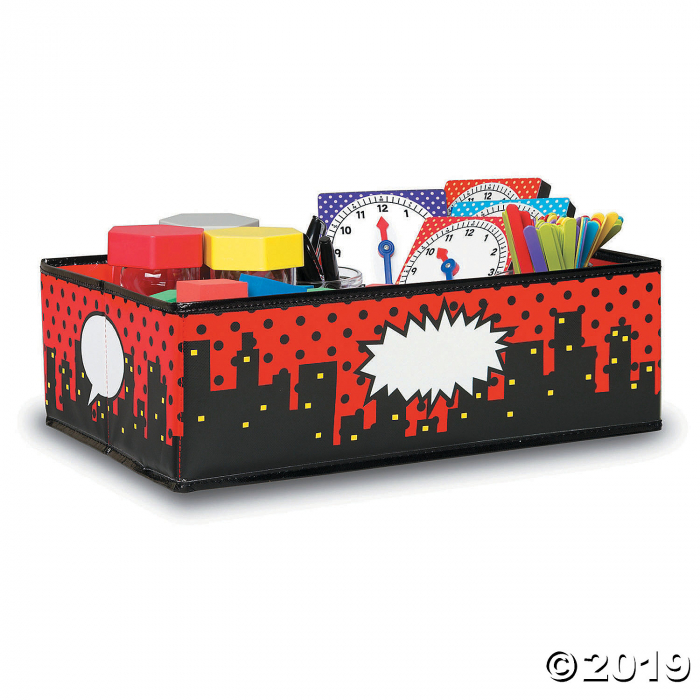 Superhero Storage Bins - Medium (1 Piece(s)) | GlowUniverse.com