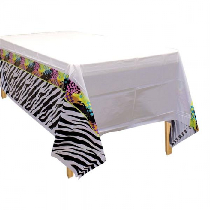 Awesome 80s Plastic Table Cover | GlowUniverse.com