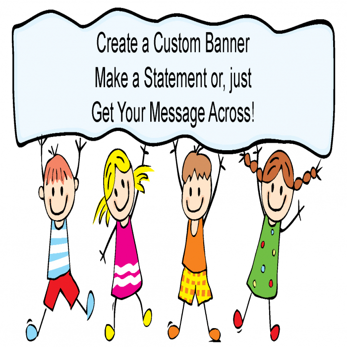 Stick Kids Custom Banner - 48 x 96 | GlowUniverse.com