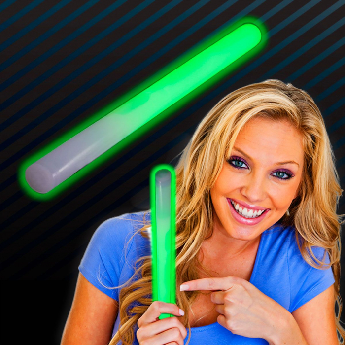 Green 10" Glow Sticks (Per 25 pack) | GlowUniverse.com