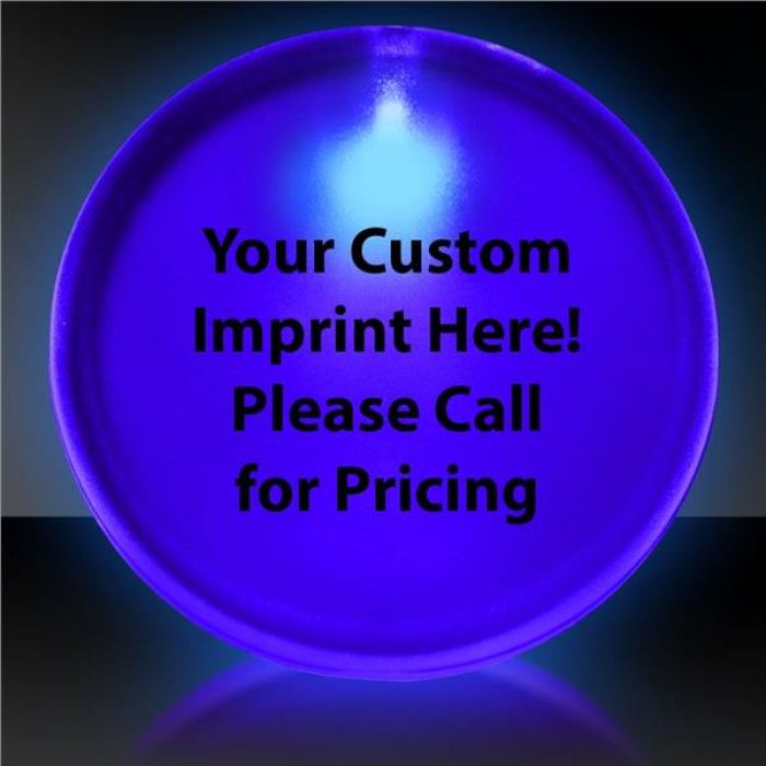 Blue LED and Light - Up Badge | GlowUniverse.com