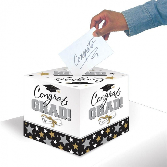 Congrats Grad Gift Card Box | GlowUniverse.com