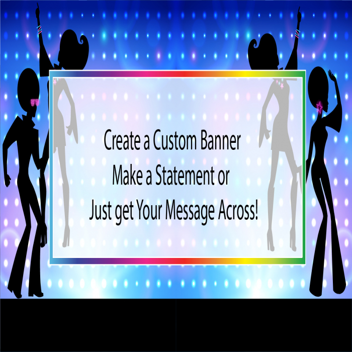 Disco Fever Custom Banner - 24" X 48" | GlowUniverse.com