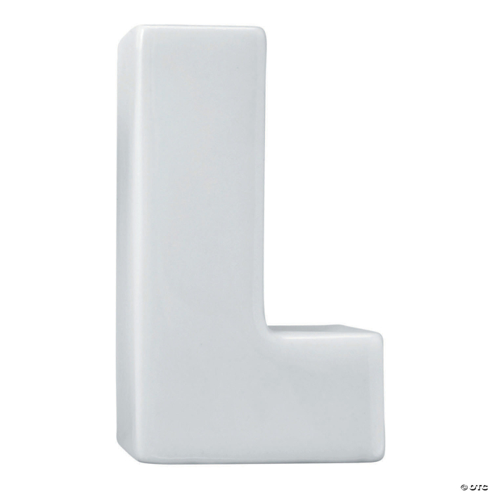 Paint Your Own Porcelain Letter L | GlowUniverse.com