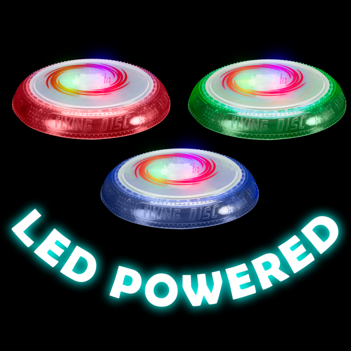 LED Rainbow Flying Disc/Frisbee | GlowUniverse.com